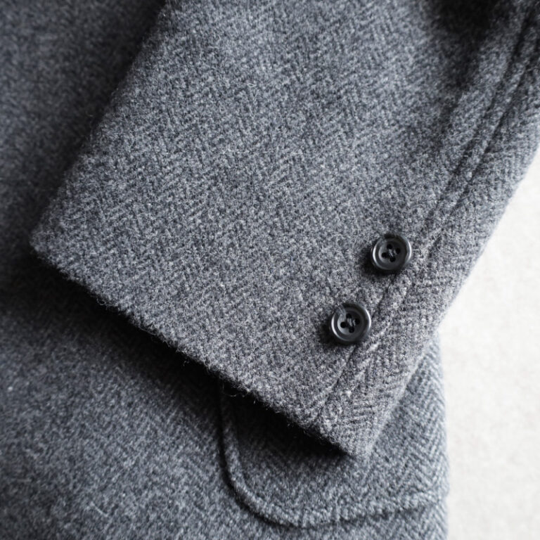 WORKERS Glenn Jacket, Grey Herringbone Tweed – by CITRON