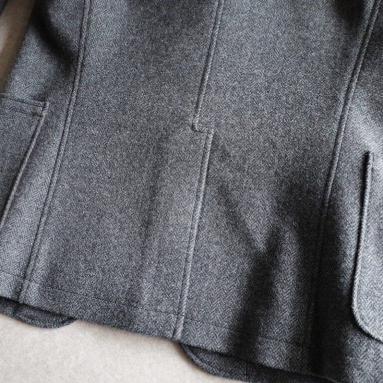WORKERS Glenn Jacket, Grey Herringbone Tweed – by CITRON