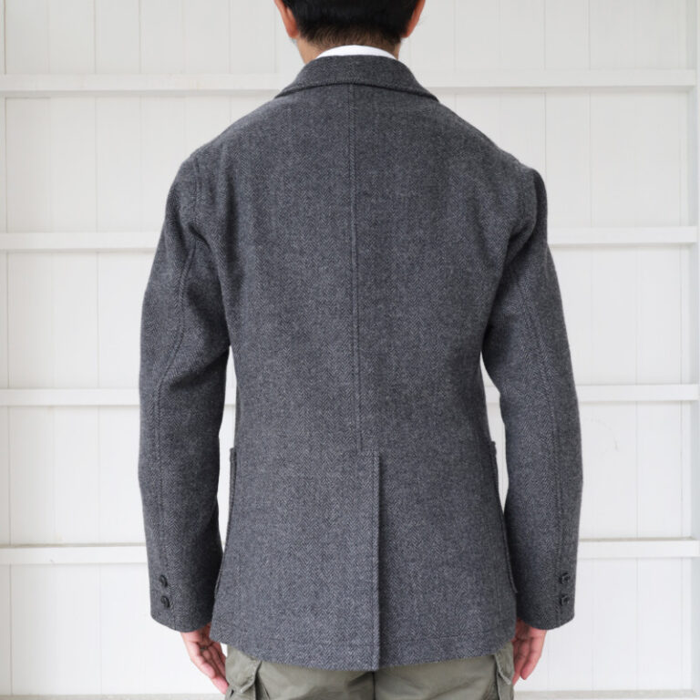 WORKERS Glenn Jacket, Grey Herringbone Tweed – by CITRON