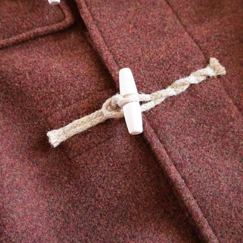 GLOVERALL MONTY DUFFLE COAT RUST – by CITRON