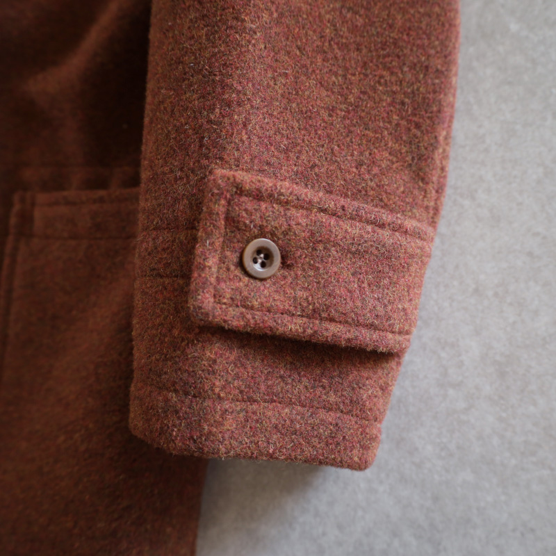 GLOVERALL MONTY DUFFLE COAT RUST – by CITRON