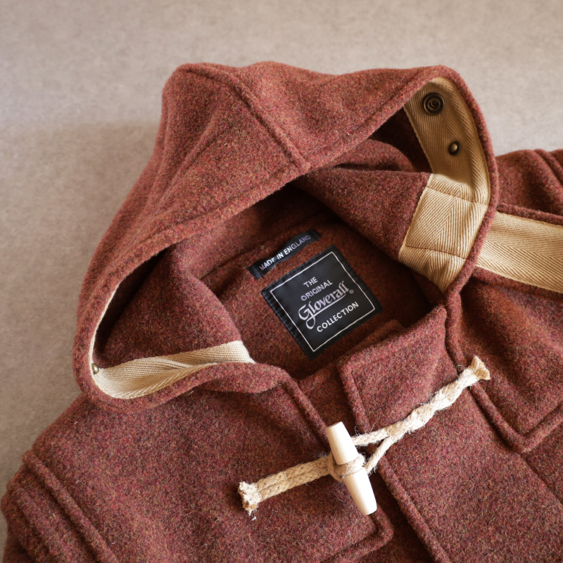 GLOVERALL MONTY DUFFLE COAT RUST – by CITRON