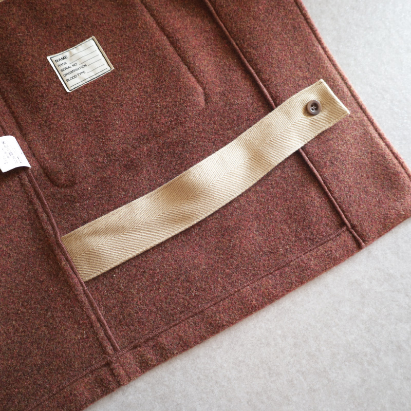 GLOVERALL MONTY DUFFLE COAT RUST – by CITRON