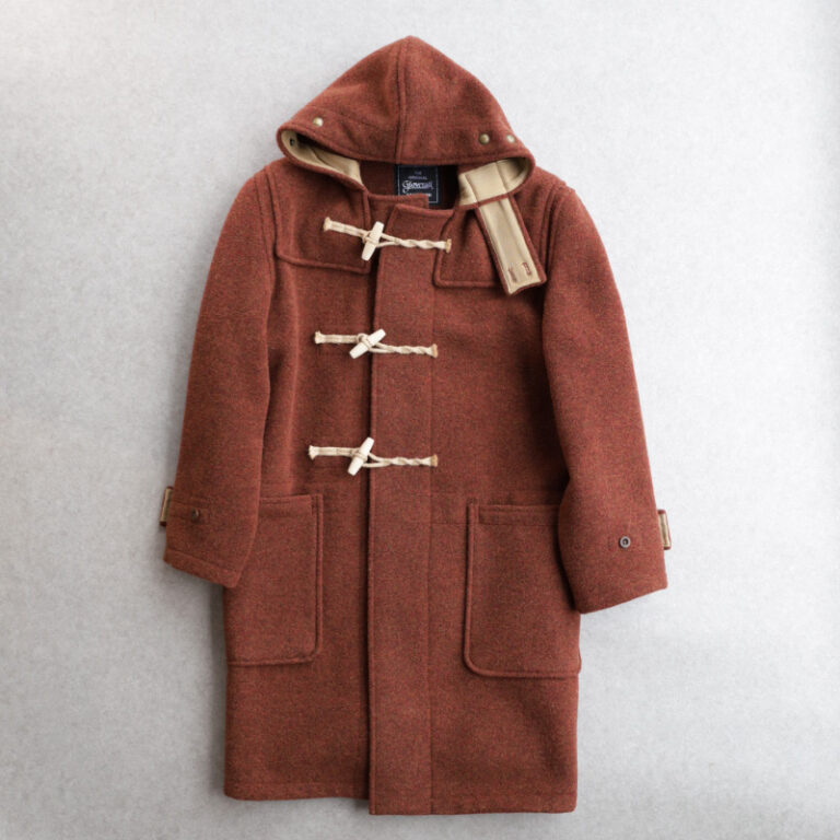 GLOVERALL MONTY DUFFLE COAT RUST – by CITRON