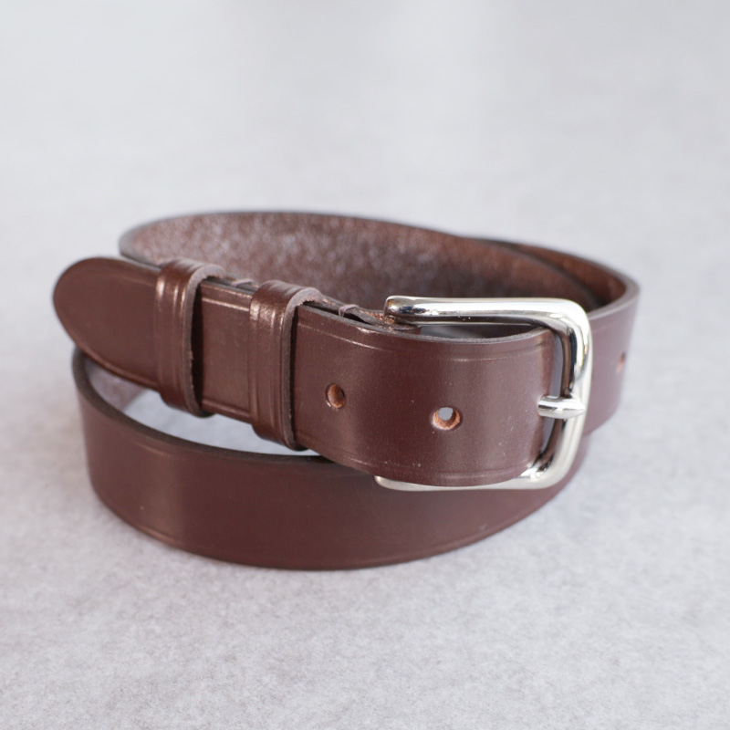 Ambrose Leathercraft Bridle Leather Belt 30mm 2 KEEPERS – by CITRON