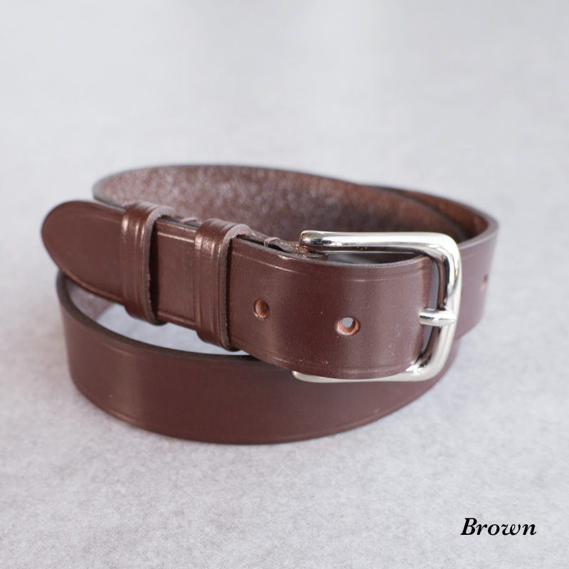 Ambrose Leathercraft Bridle Leather Belt 30mm 2 KEEPERS – by CITRON