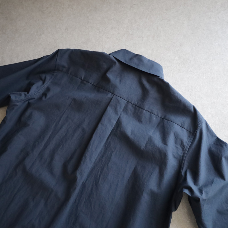 comm.arch. Cotton Linen S/S Shirt Blue Hole – by CITRON