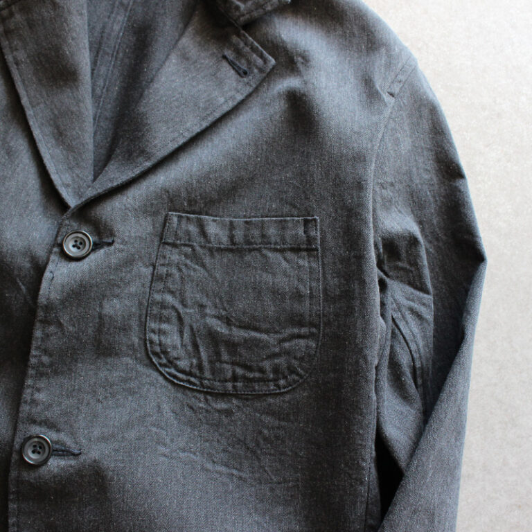 WORKERS Lounge Jacket,UN Lining, Cotton Serge Grey – by CITRON