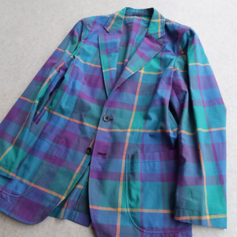 D.C.WHITE Comfortable Jacket Madras – by CITRON