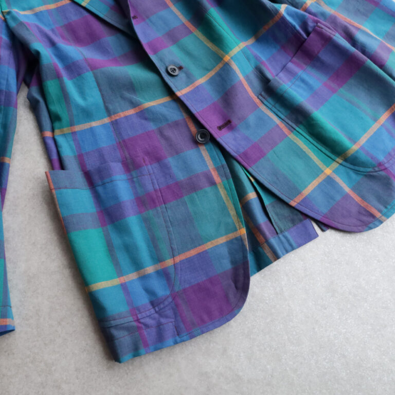 D.C.WHITE Comfortable Jacket Madras – by CITRON