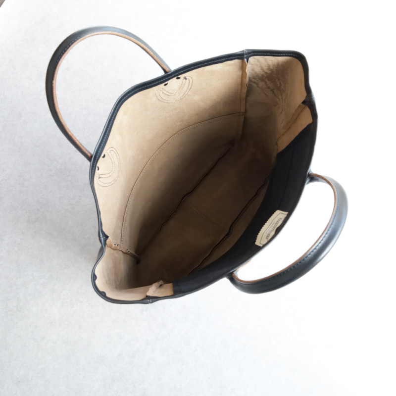 Bark Outsiders “OLD CARRY TOTE ” BLACK (Core Brown)” – by CITRON