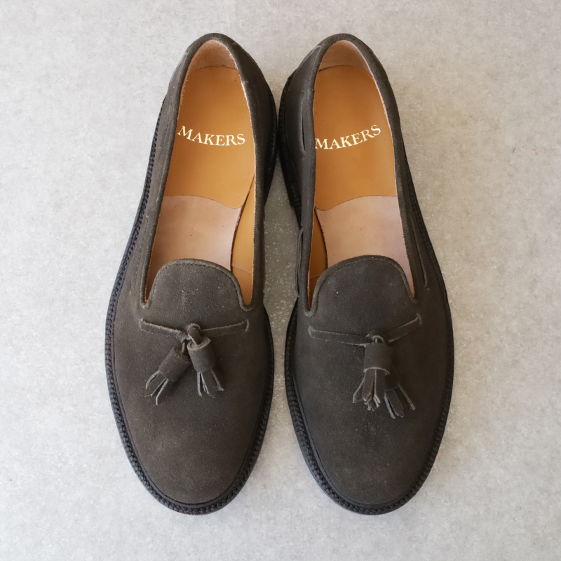 Makers SACER Tassel Loafers CHARLES･F･STEAD Chocolate Suede – by CITRON