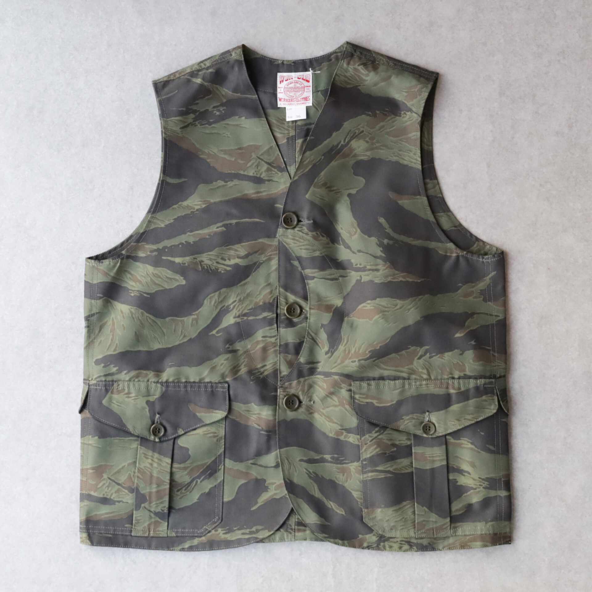 WORKERS Cruiser Vest Tiger Stripe – by CITRON