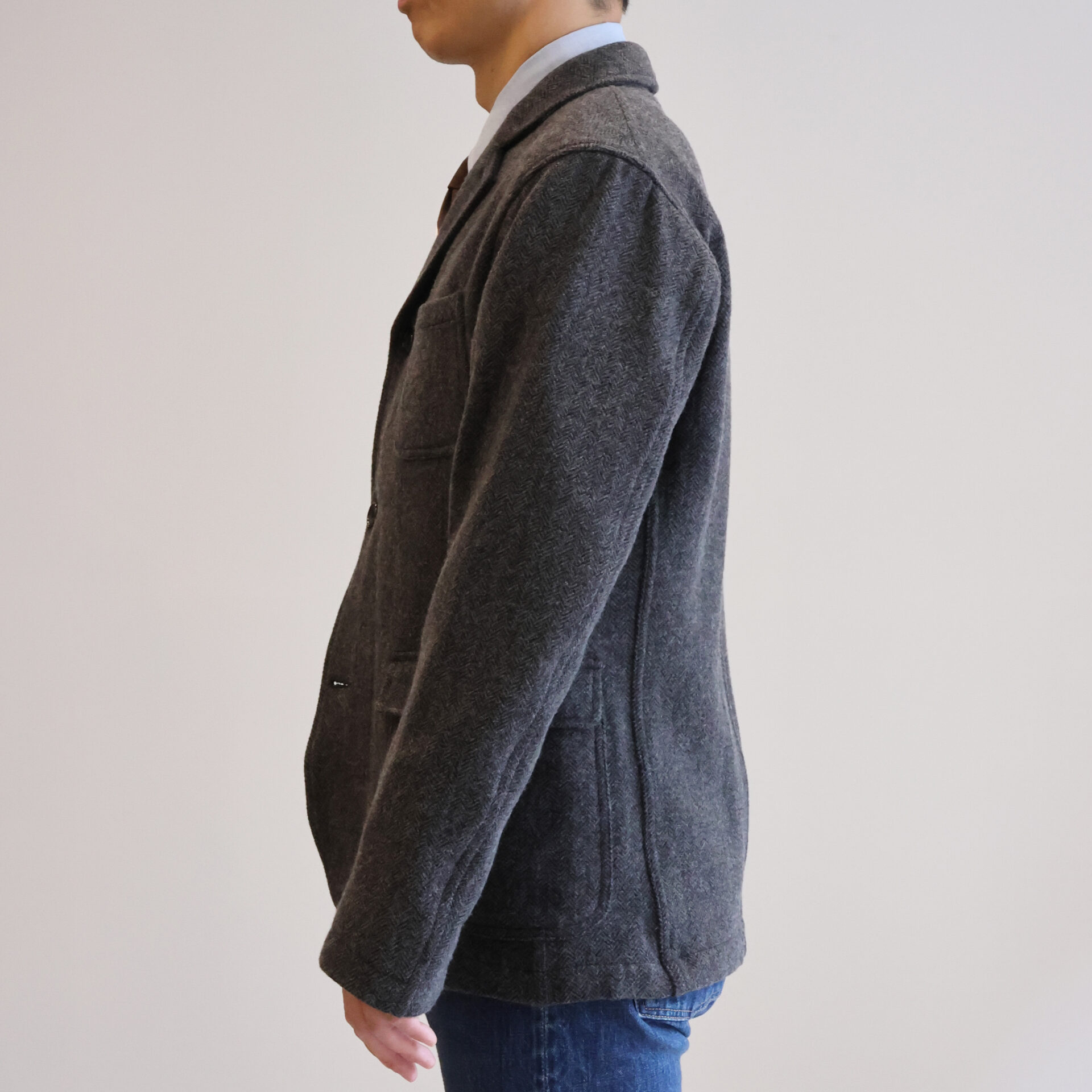 WORKERS Lounge Jacket Wool Cotton Tweed – by CITRON